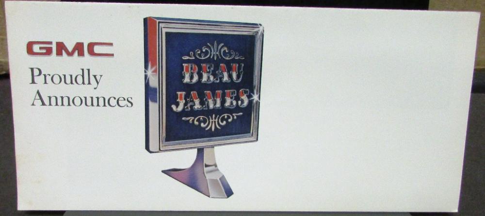 1975 Beau James GMC Dealer Sales Brochure Pickup Sierra Classic 454 ...