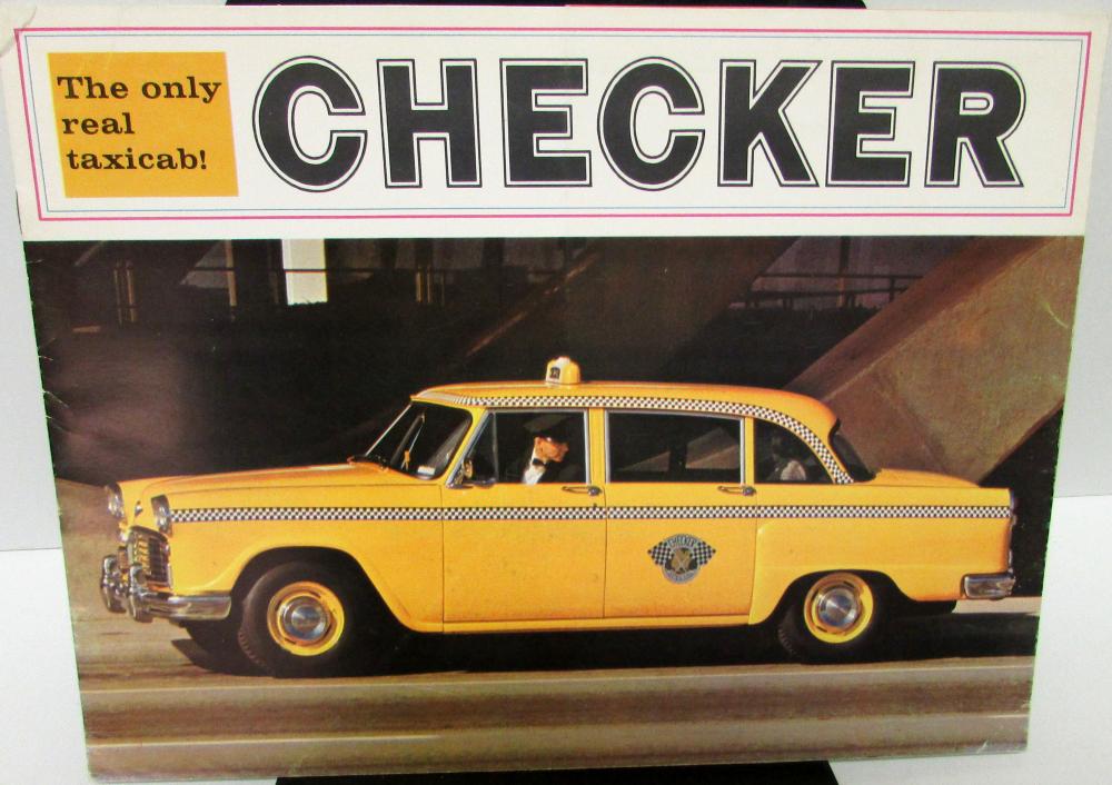 1967 Checker Dealer Taxi Cab Prestige Dealer Sales Brochure Limo ...