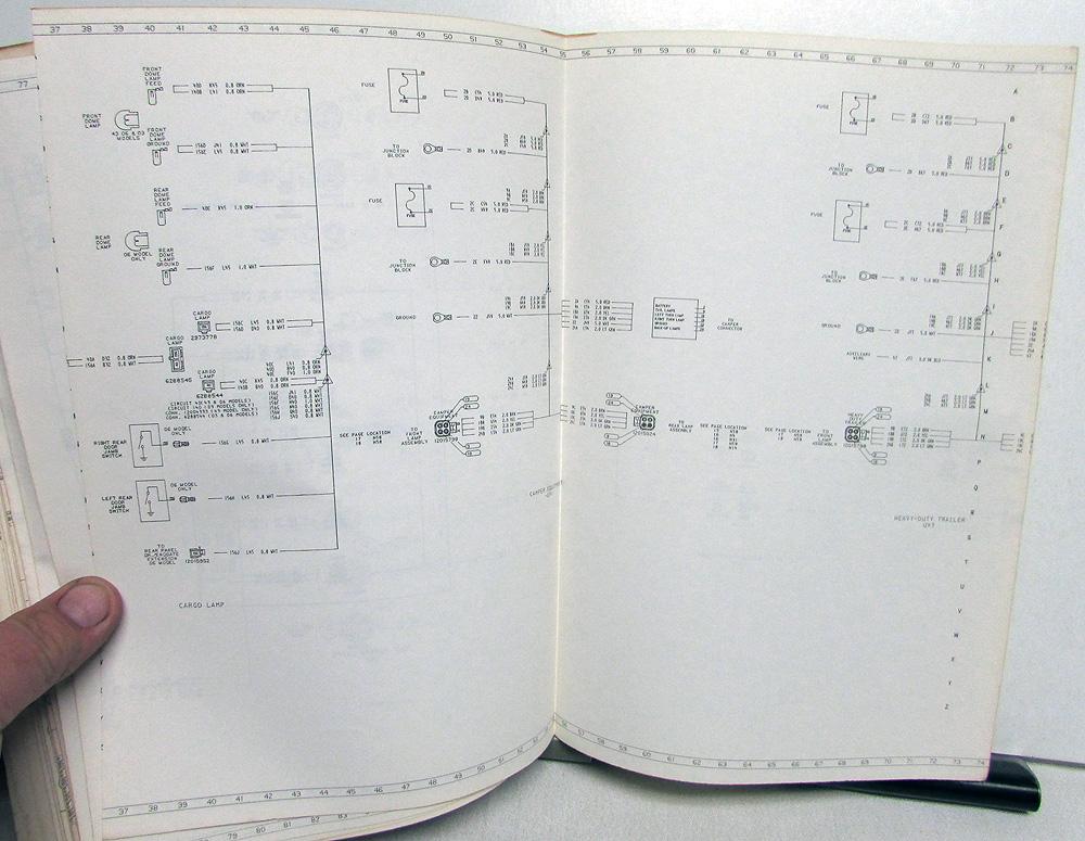 1986 GMC Electrical Wiring Diagram Dealer Manual Light Duty Trucks