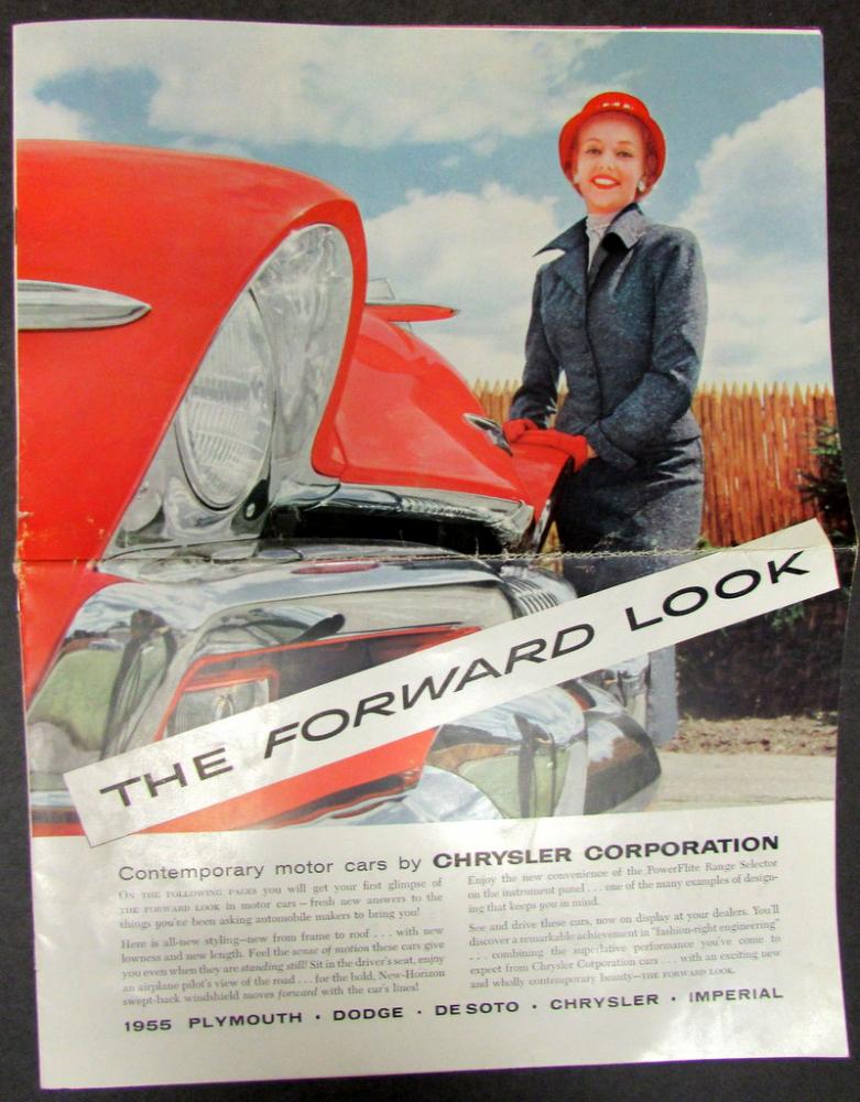 1955 Chrysler Plymouth Dodge DeSoto Imperial Forward Look Sales ...