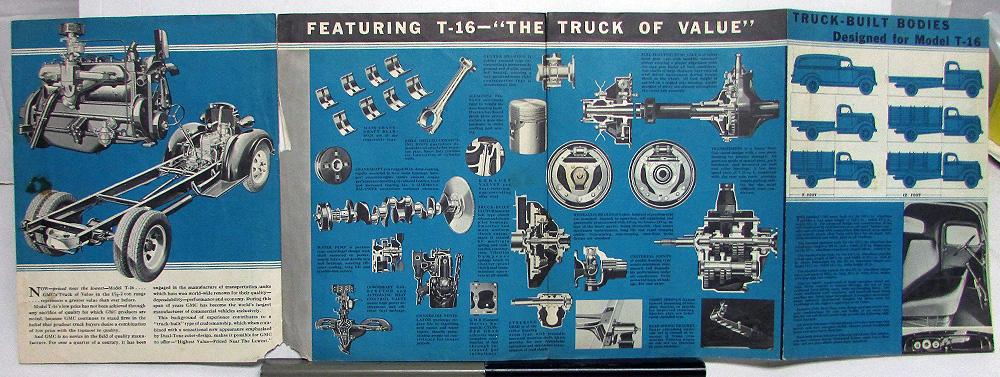 1937 1938 GMC Truck Model T16 One & A Half & Two Ton Range Sales ...