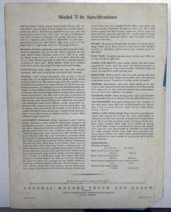 1937 1938 GMC Truck Model T16 One & A Half & Two Ton Range Sales ...